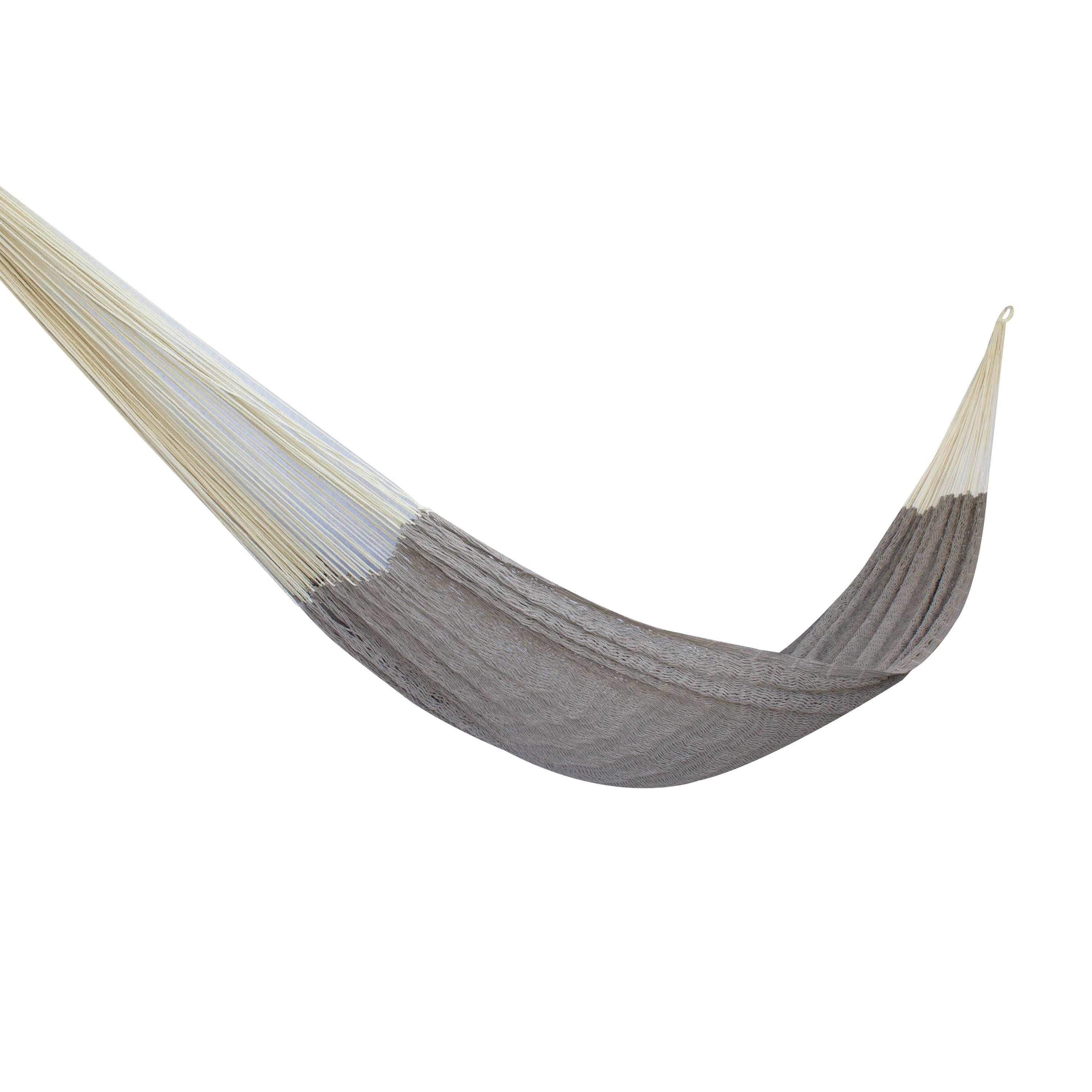 Hamaca Relax Gris-Natural Estándar – Oasis MayaHamacas